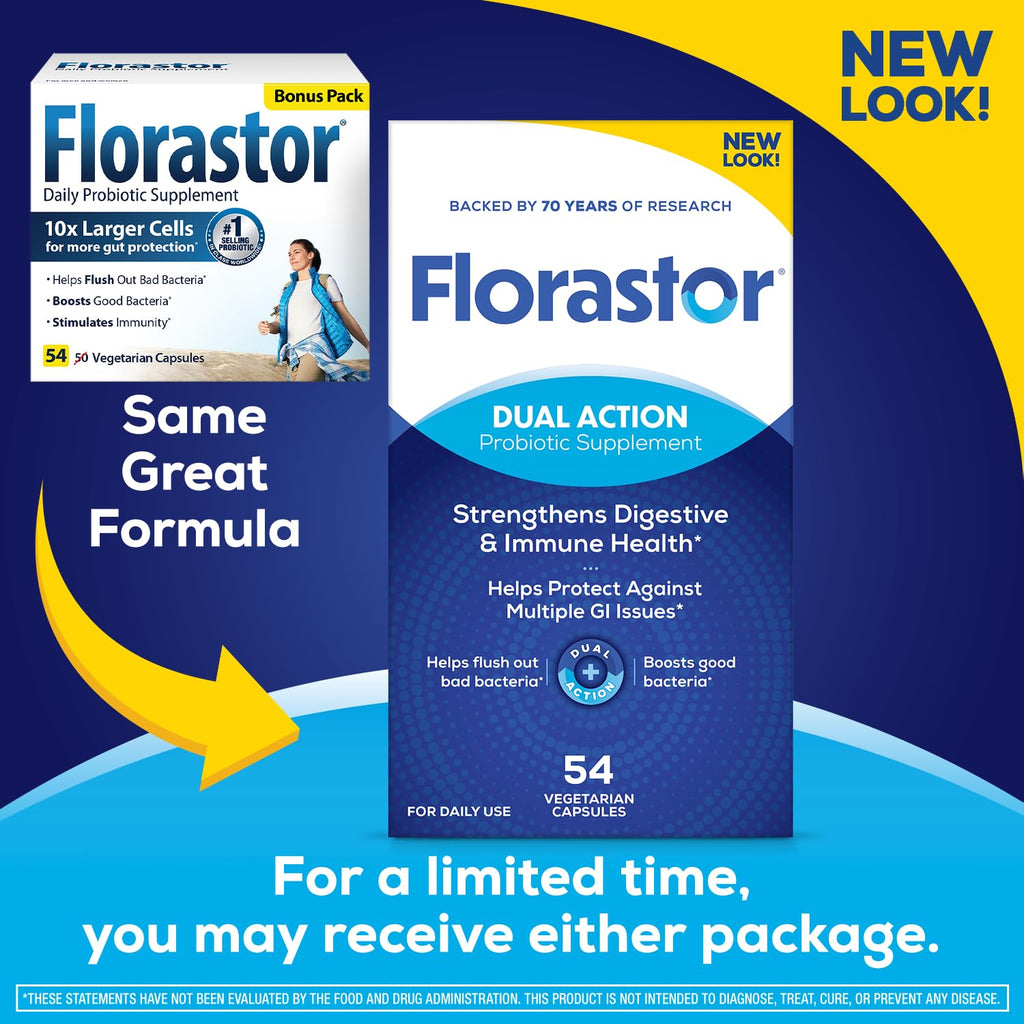 54 capsules of Florastor probiotics