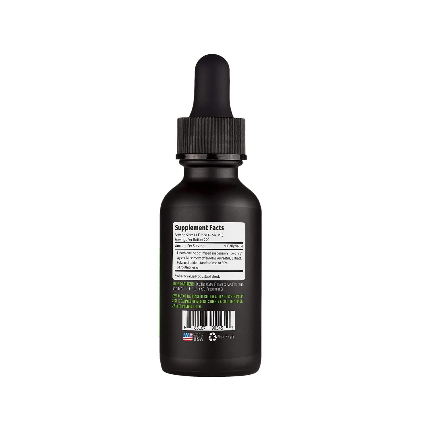 540 mg L-Ergothioneine health benefits