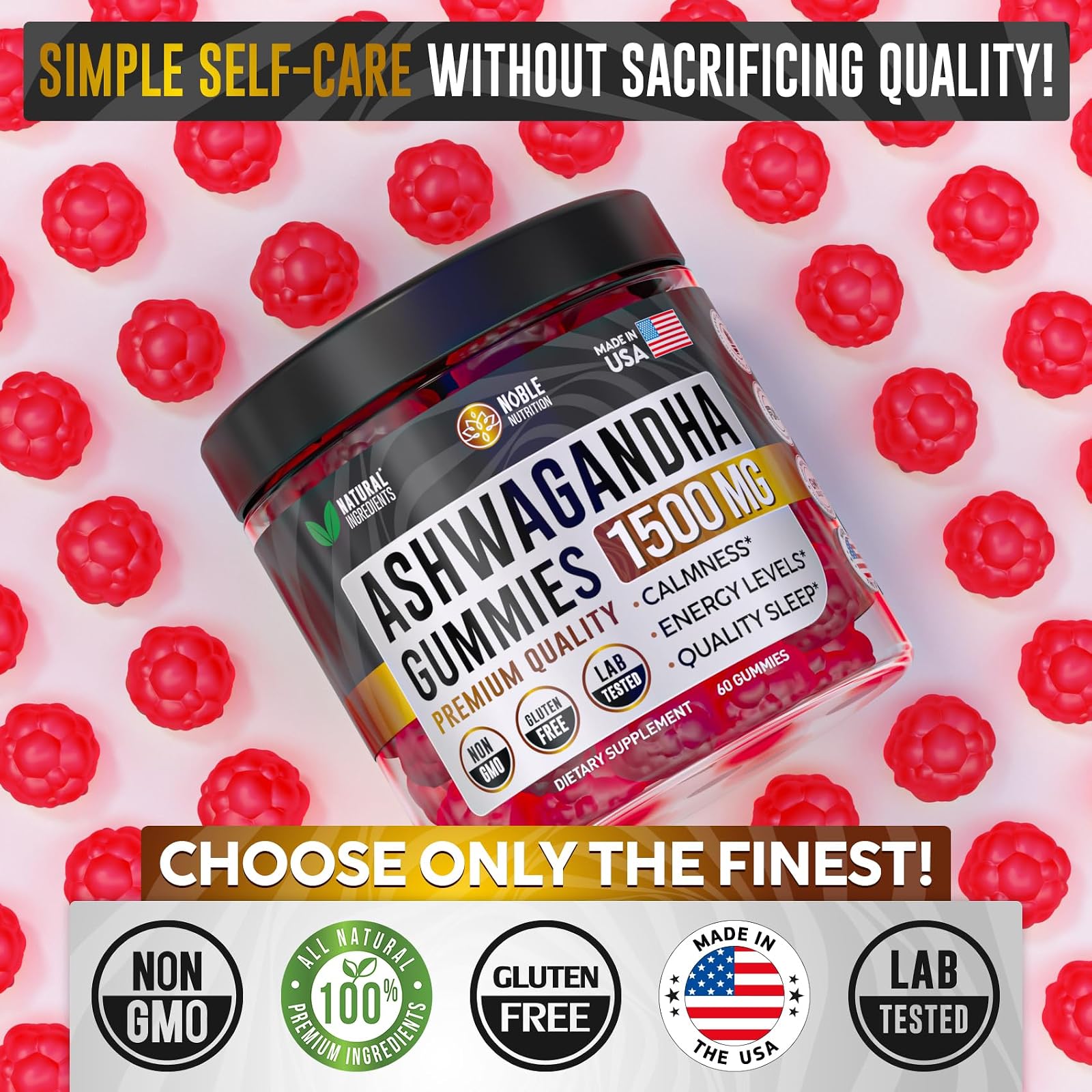 55 count Ashwagandha vitamin gummies