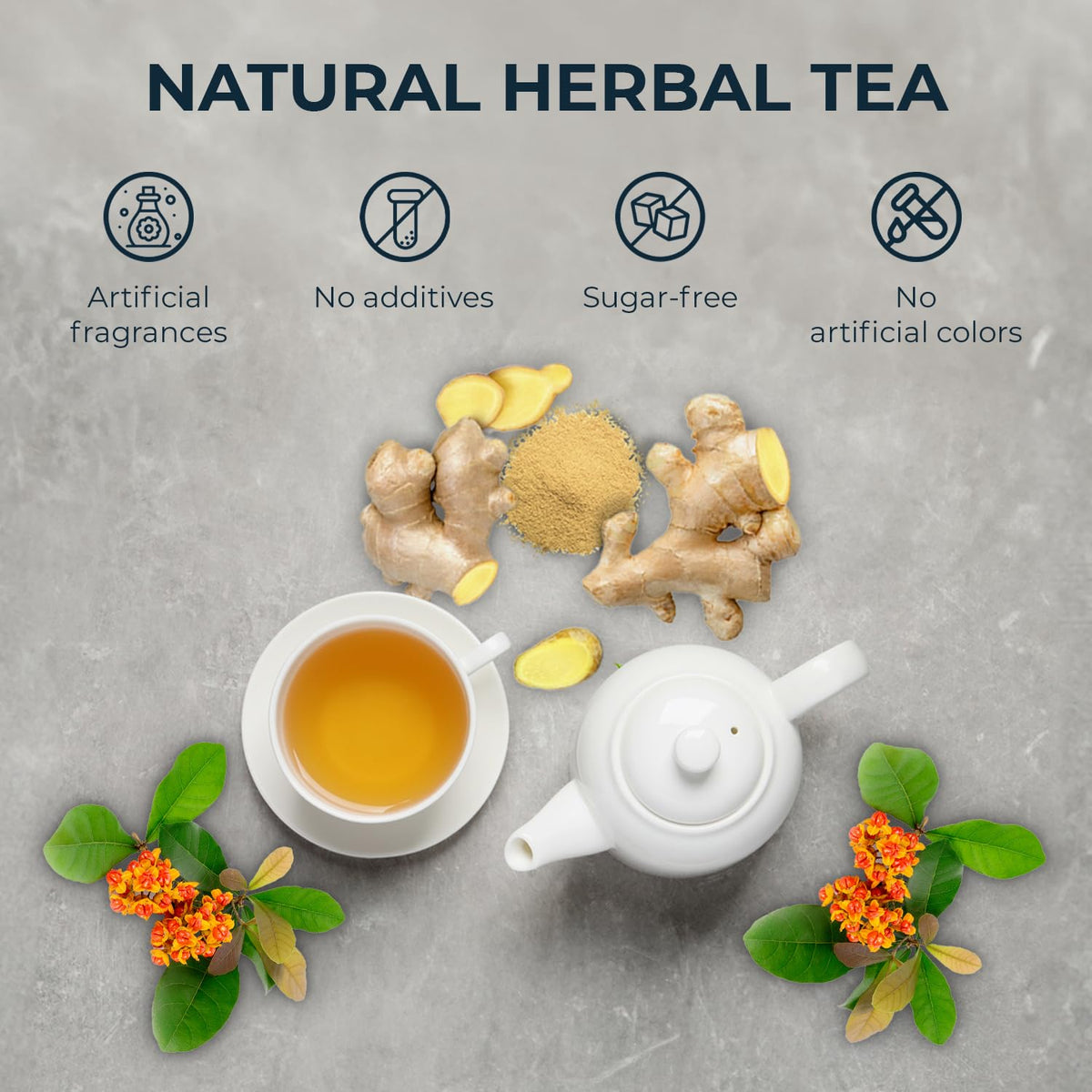 55 count ginger tea for wellness