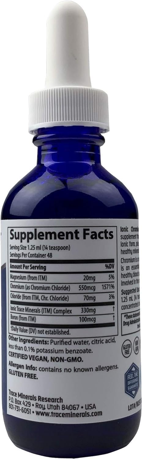 550 mcg Chromium for daily health