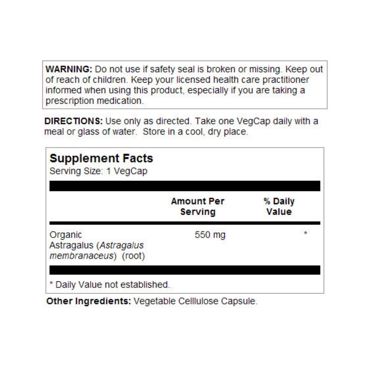 550 mg astragalus root for vitality