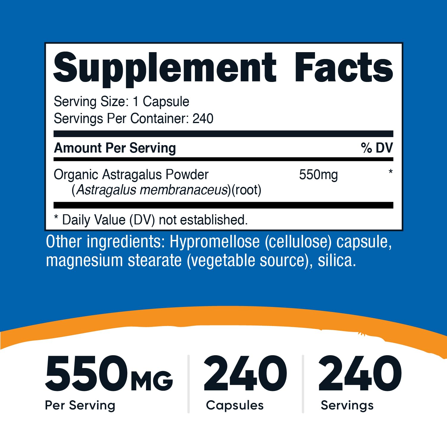 550 mg astragalus supplement benefits