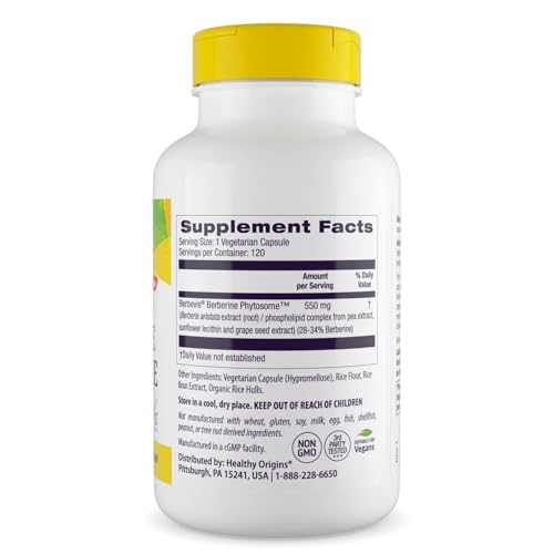 550 mg Berberine for vitality