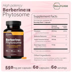550 mg Berberine health supplement