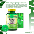 550 mg ginger root supplement