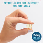 550 mg omega 3 algae oil