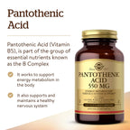 550 mg Pantothenic Acid capsules
