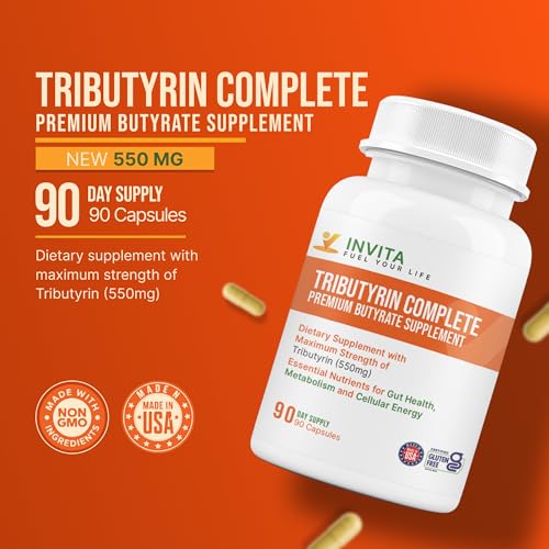 550mg butyrate capsules for men and women