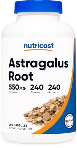550mg vegetarian astragalus root supplement