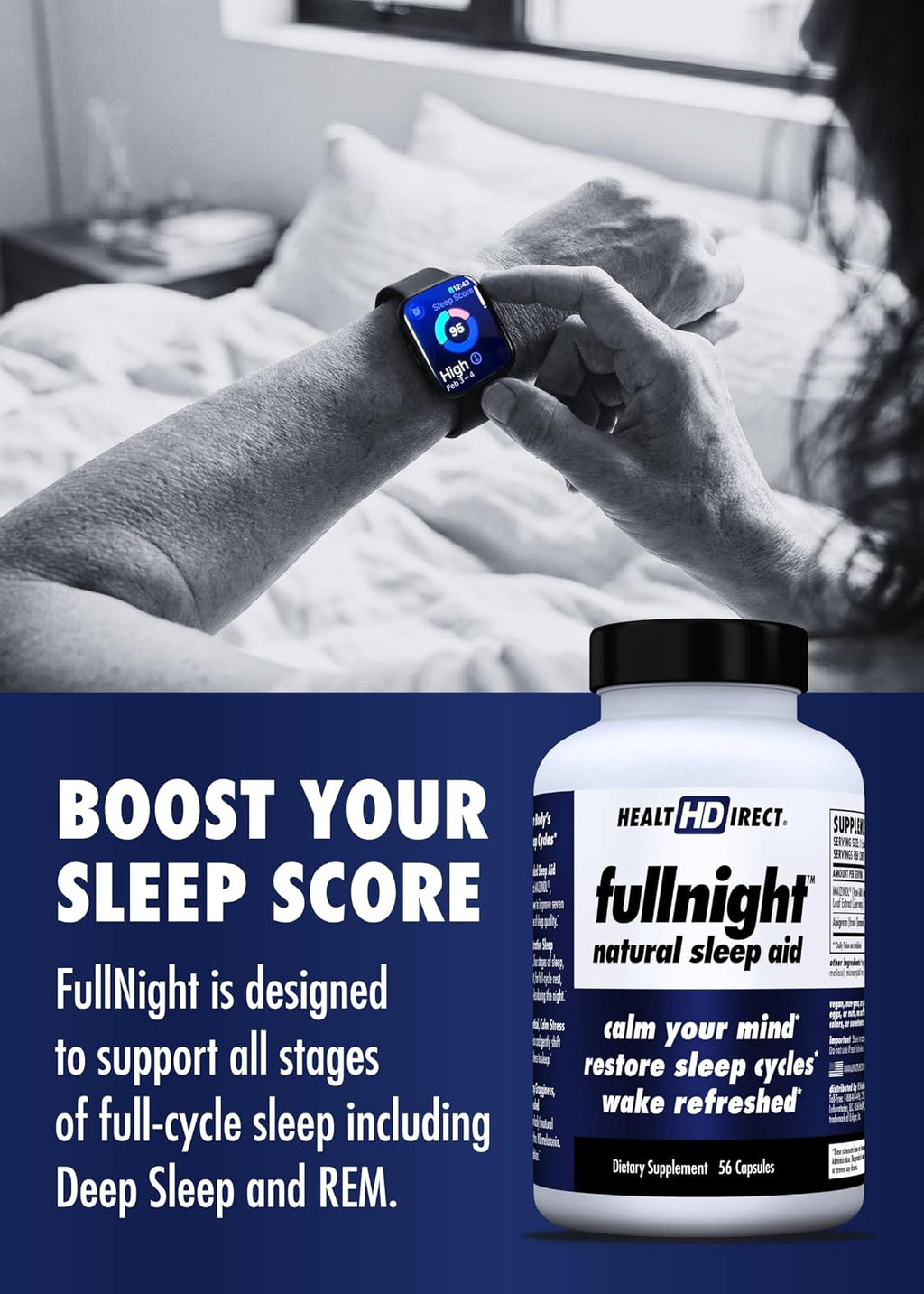 56 capsules for improved sleep quality