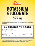 595 mg potassium supplement for health