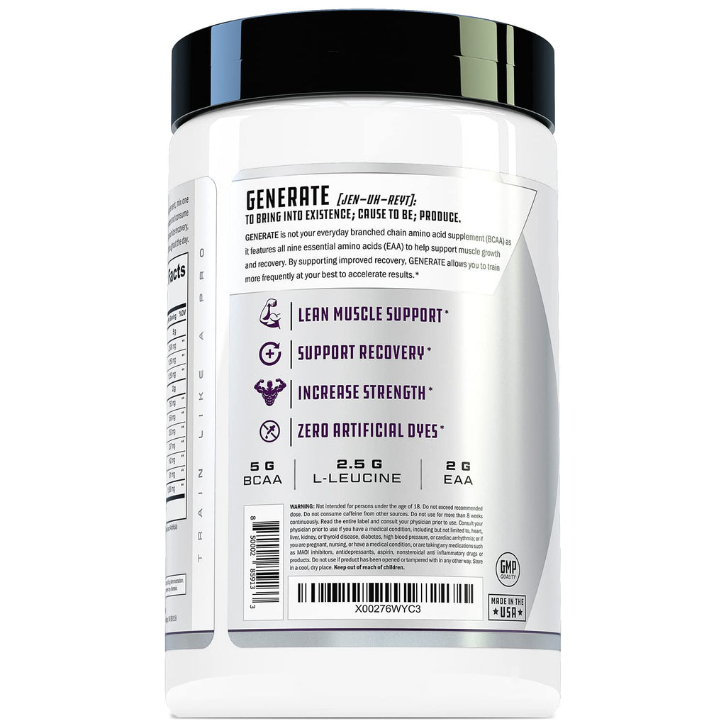 5g BCAAs per serving for optimal performance