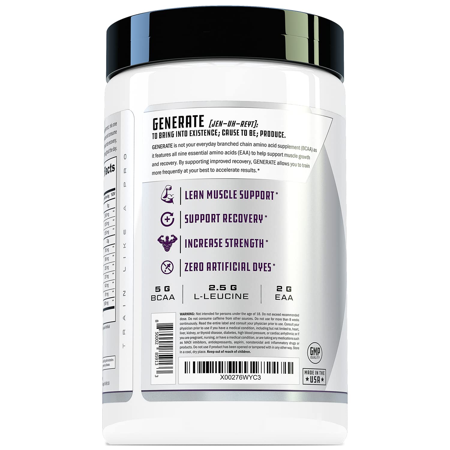 5g BCAAs per serving for optimal performance