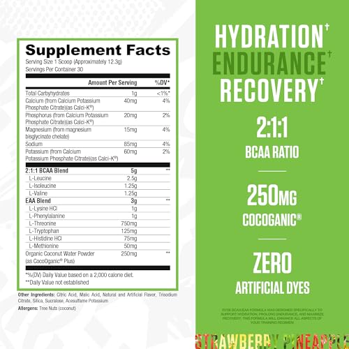 5g BCAAs per serving for recovery