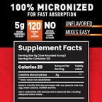 5g creatine for muscle growth