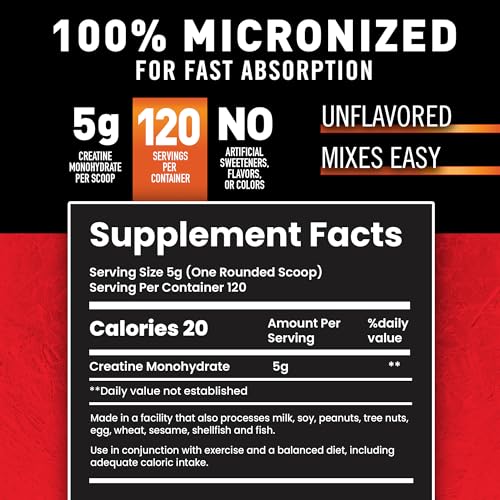 5g creatine for muscle growth