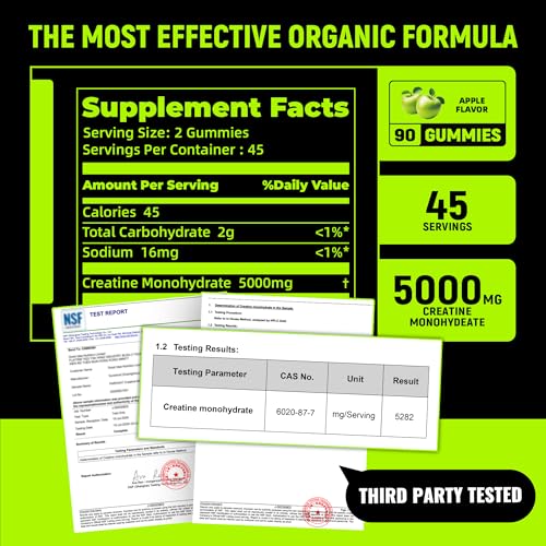 5g creatine gummies for athletes
