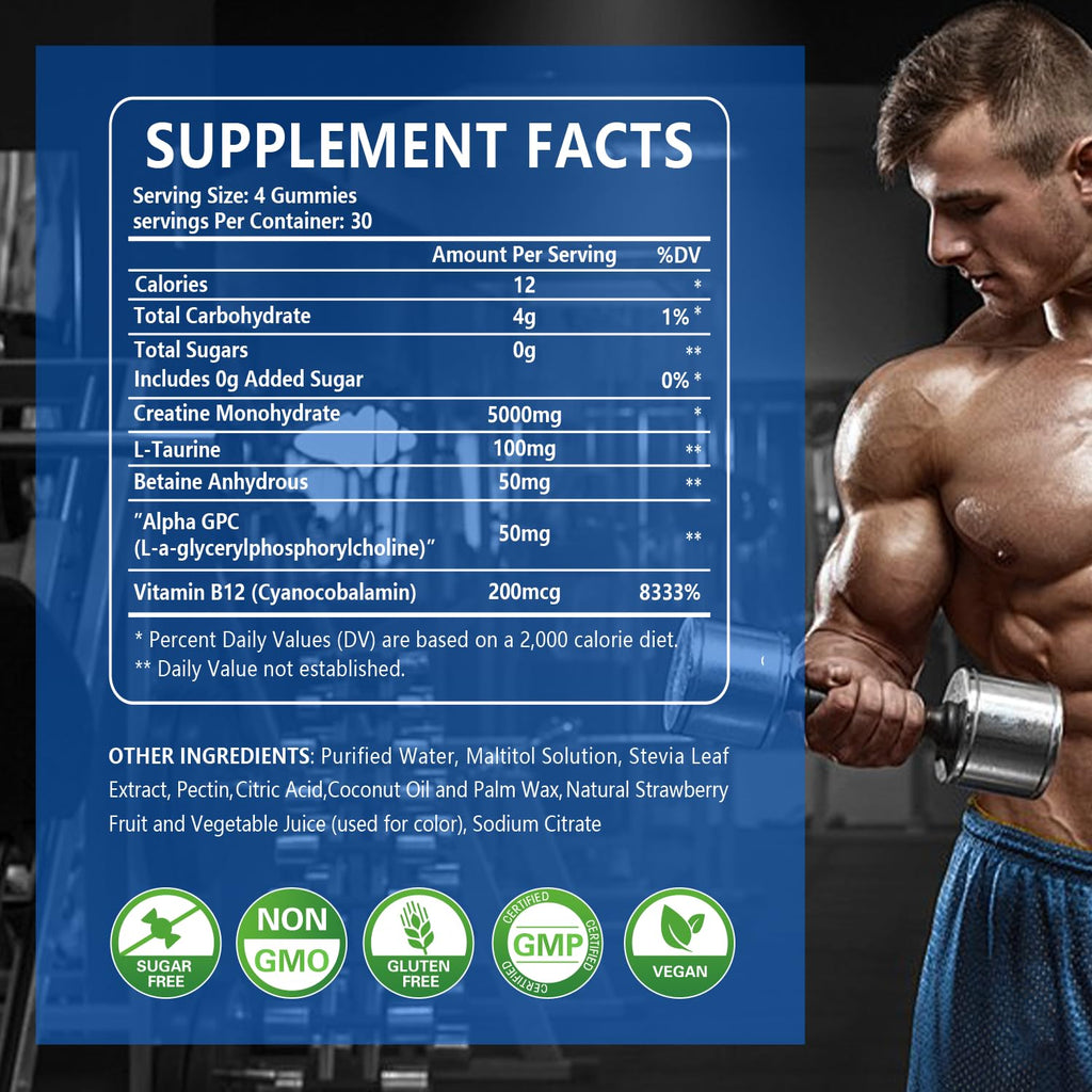 5g creatine gummies for energy