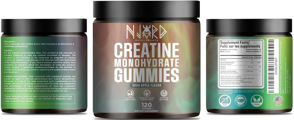 5g creatine gummies for energy