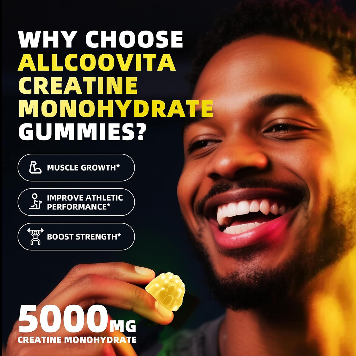 5g creatine gummies for muscle growth