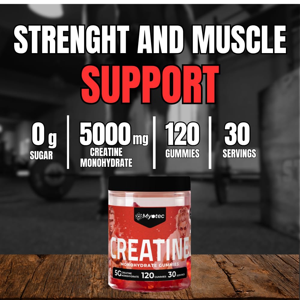 5g creatine gummies for muscle growth