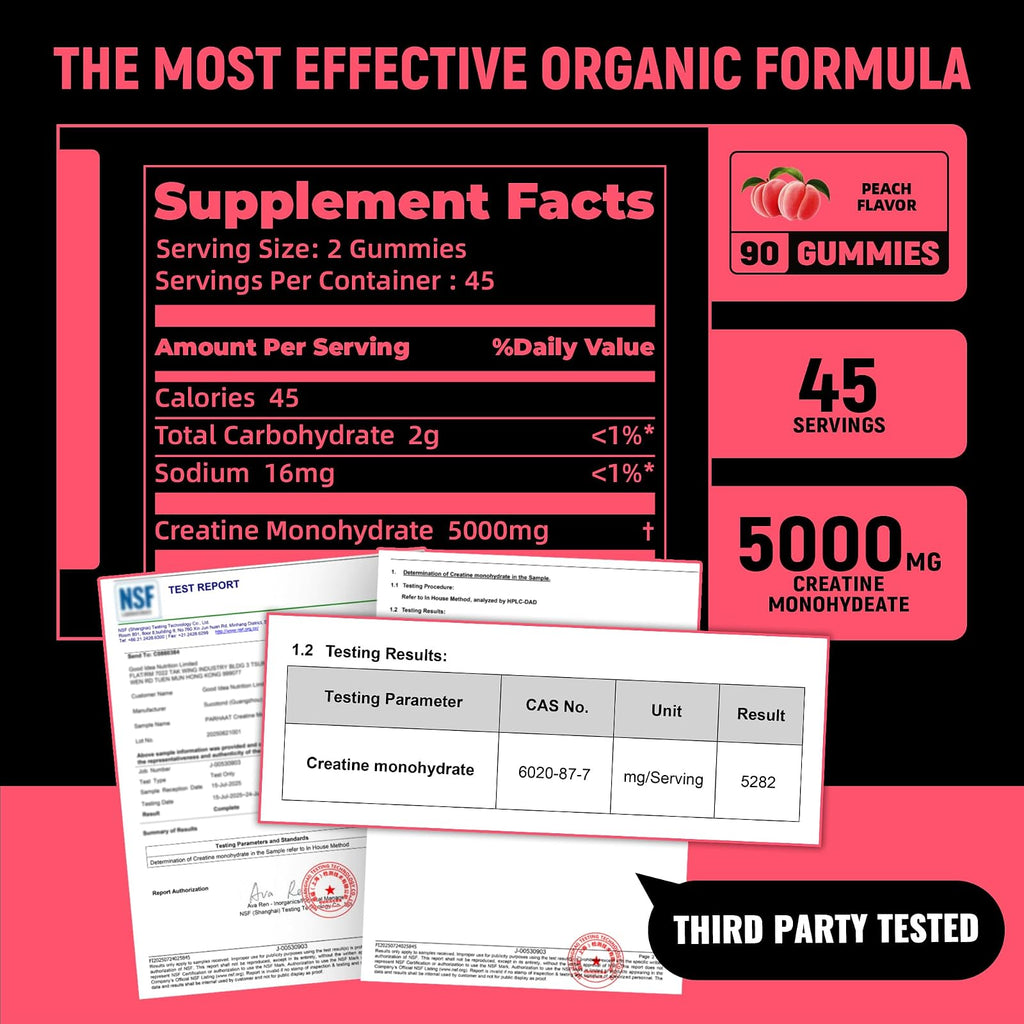 5g creatine gummy for energy