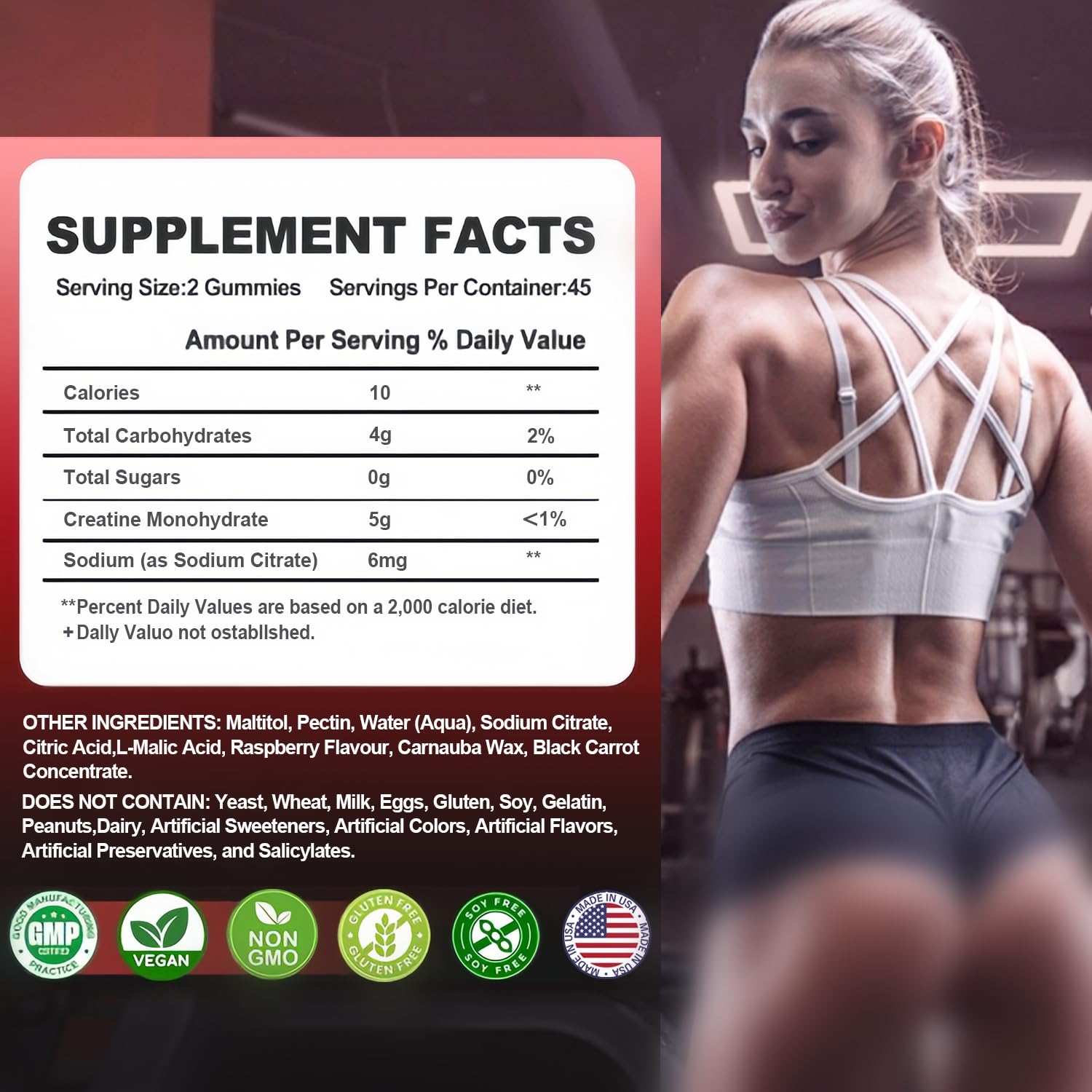 5g creatine monohydrate chewables