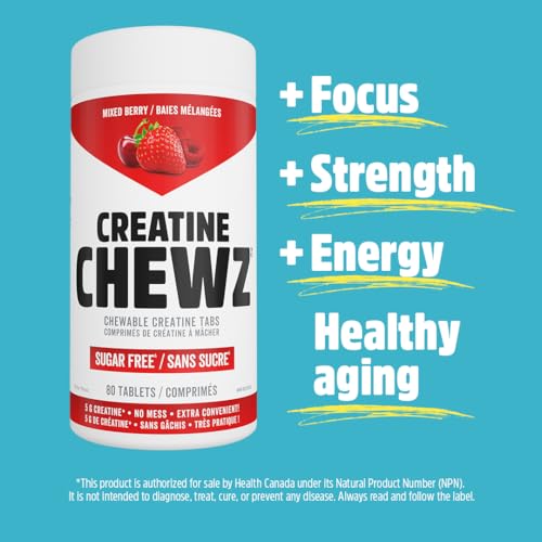 5g creatine monohydrate chews
