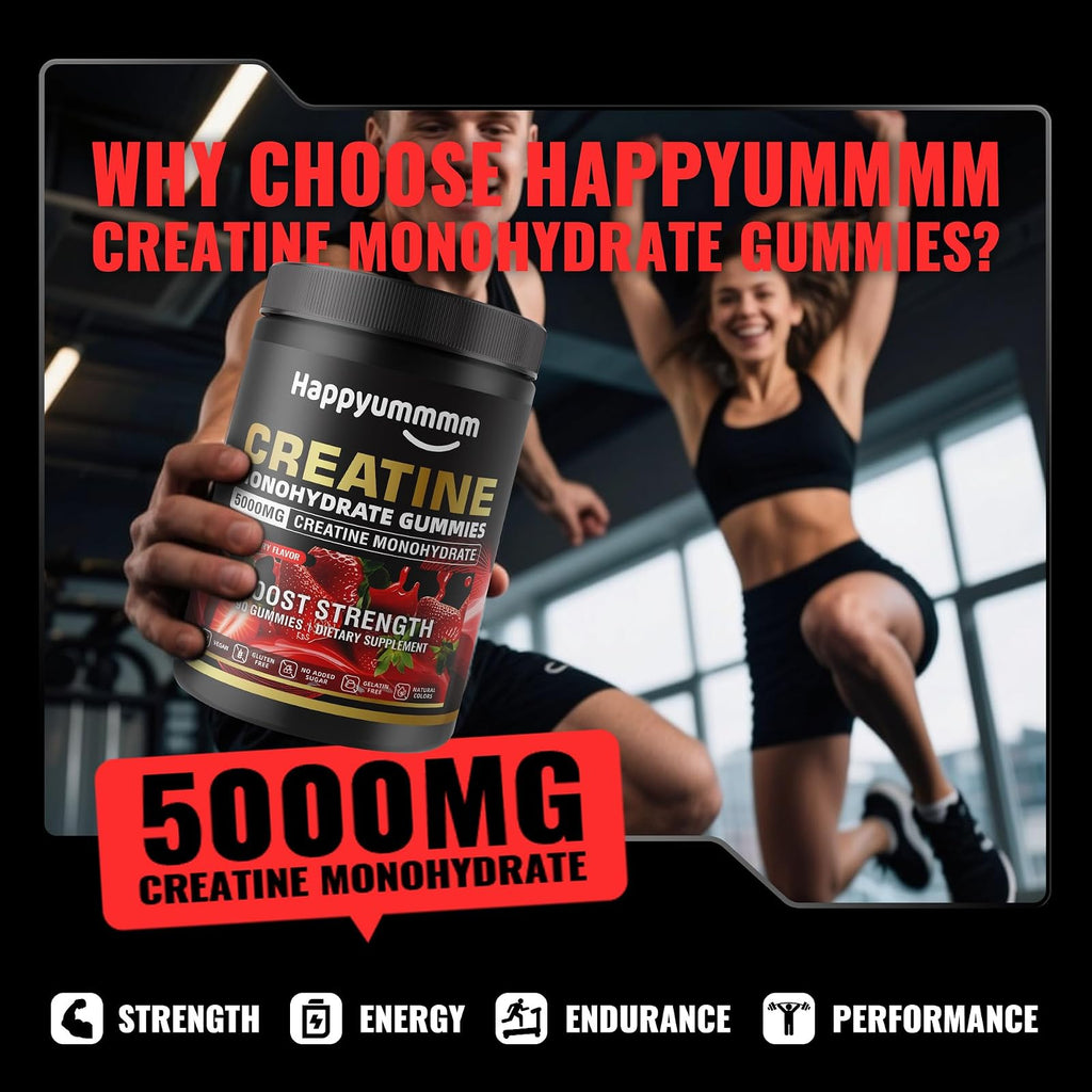 5g creatine monohydrate gummy supplements