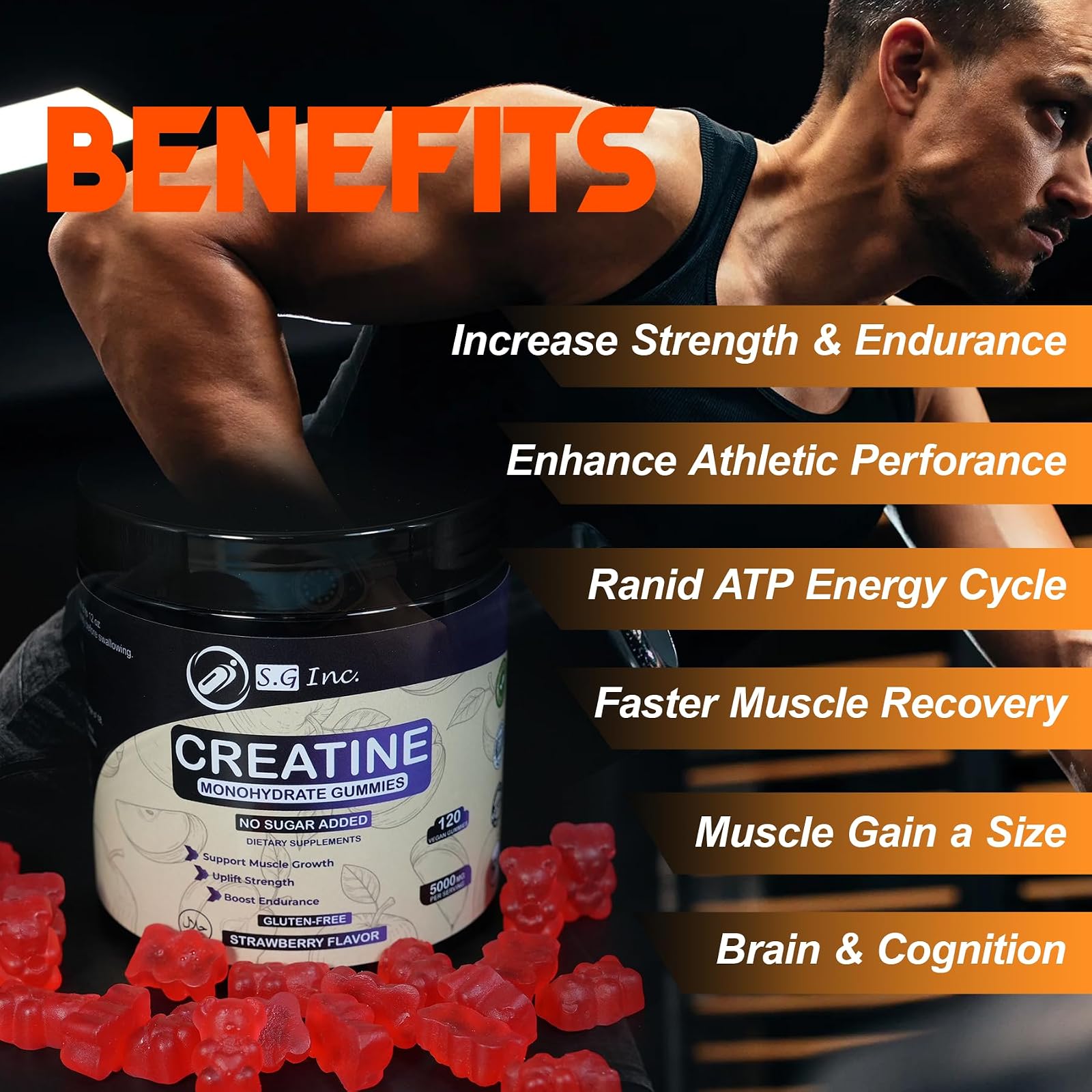 5g creatine monohydrate per gummy