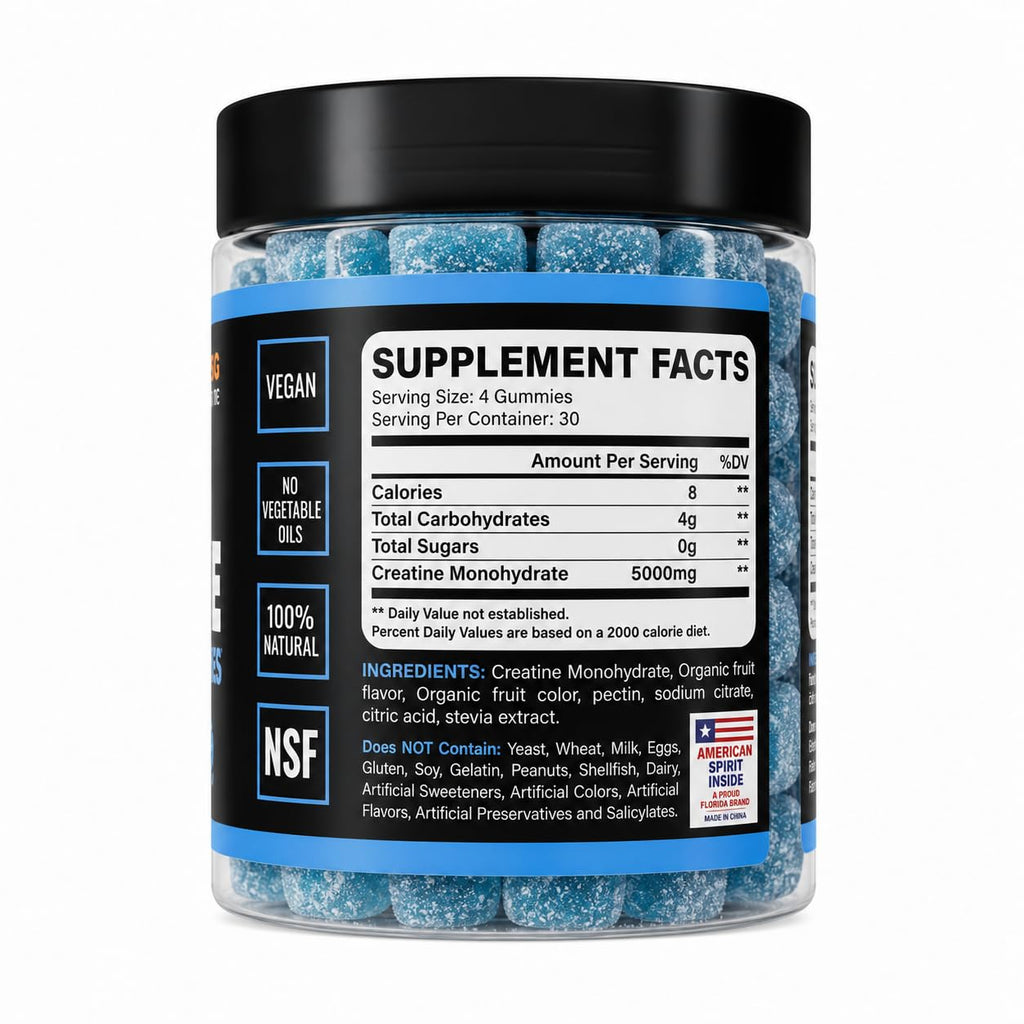 5g creatine monohydrate per gummy