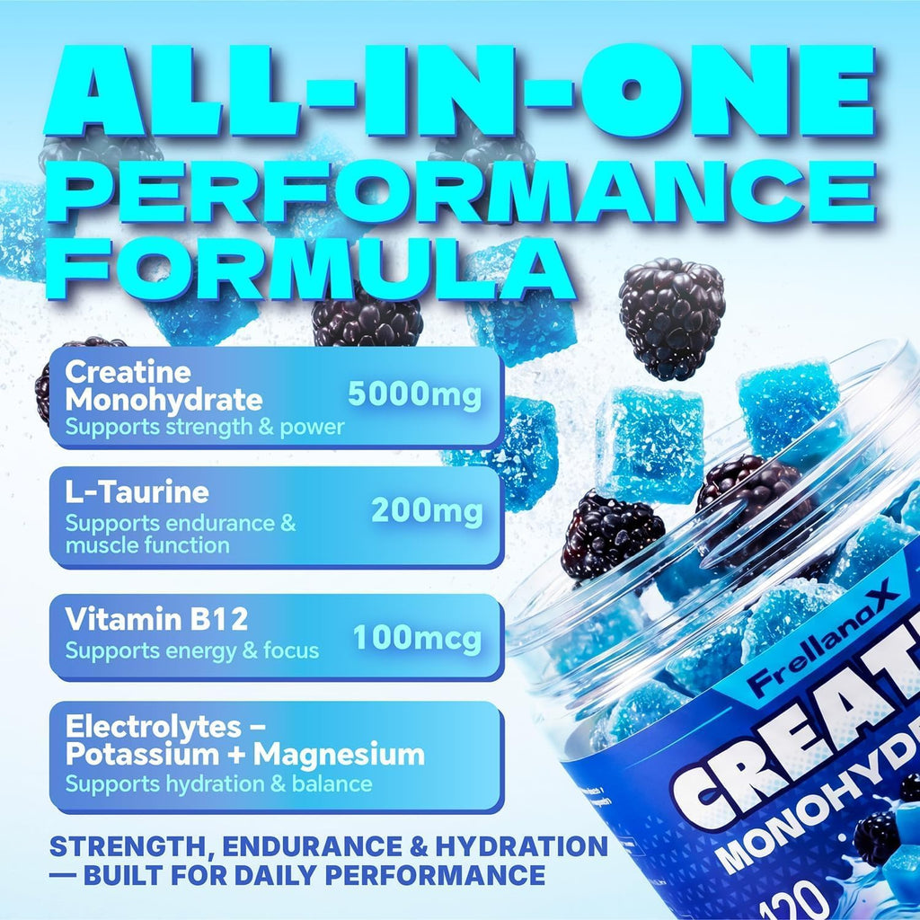 5g creatine per gummy for energy