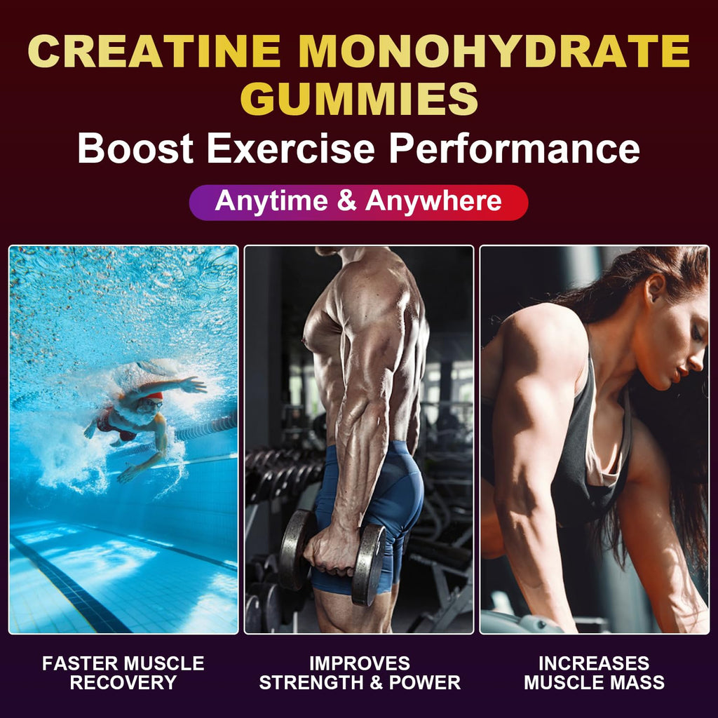 5g creatine per gummy for performance
