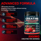 5g creatine per gummy supplement