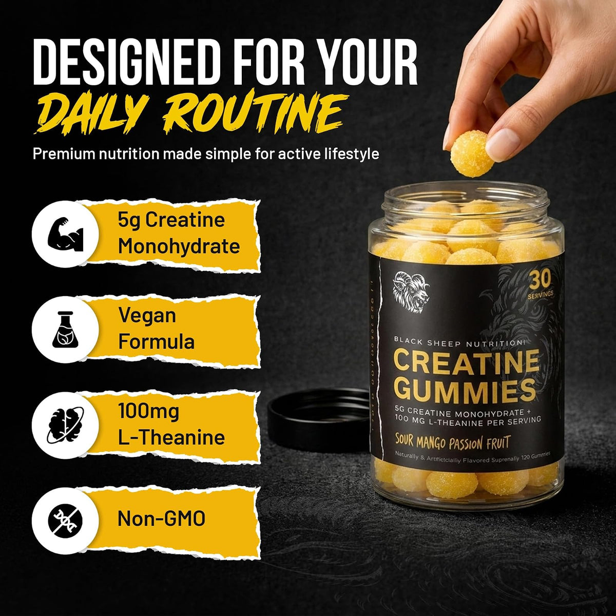 5g creatine per serving gummies