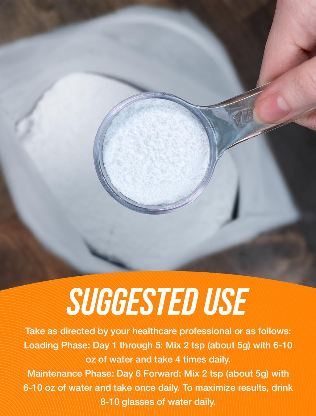 5g creatine serving for energy