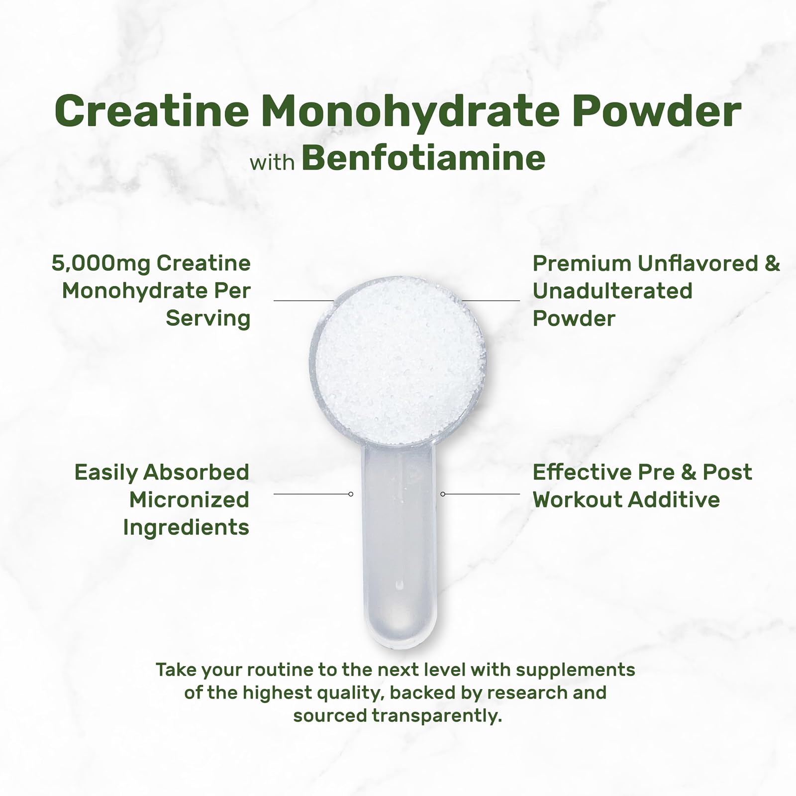 5g creatine serving for energy