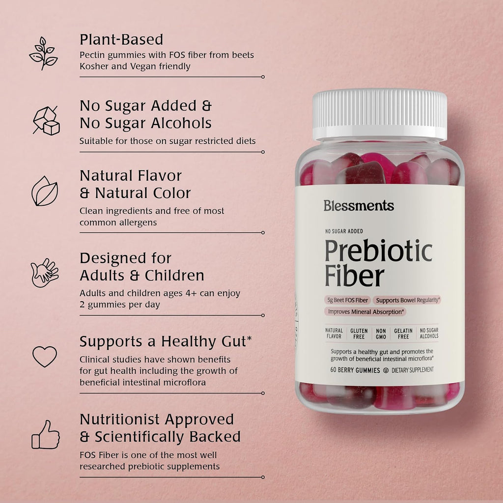 5g fiber gummies for gut health