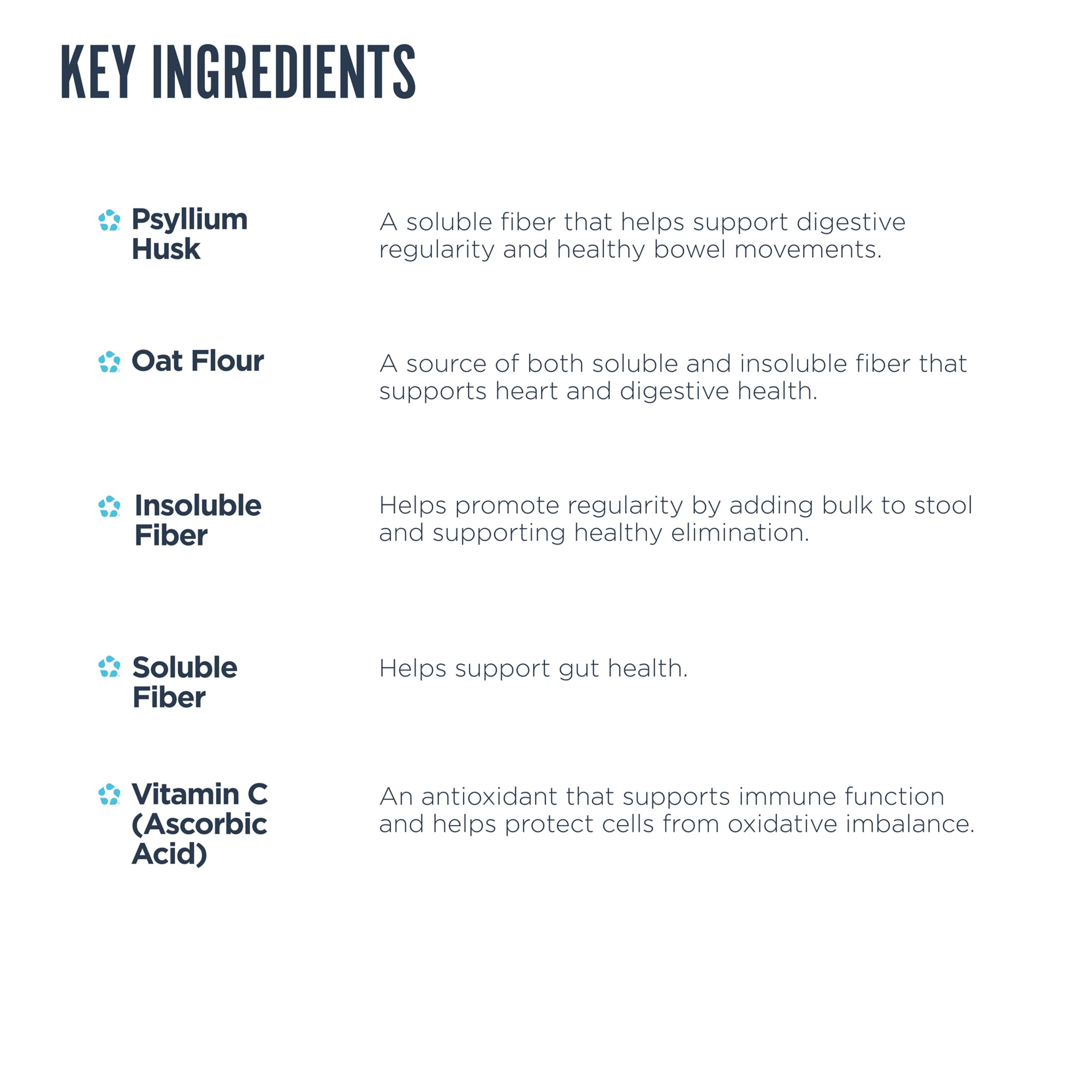 5g psyllium husk per serving