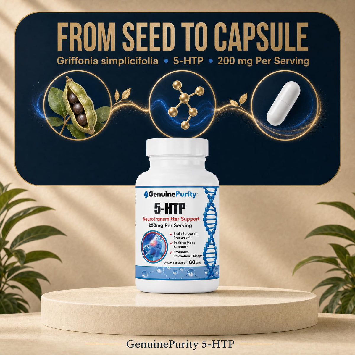 5HTP 200 mg for emotional balance