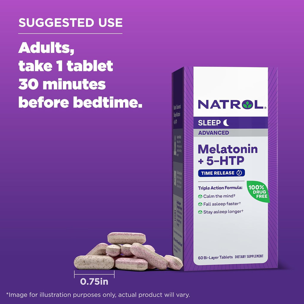 5HTP and melatonin for stress relief and sleep