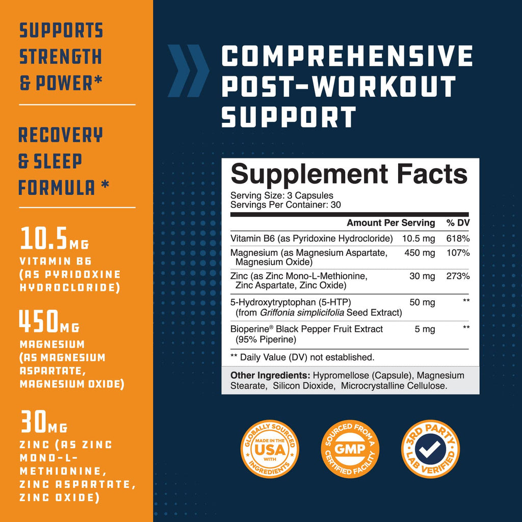 5HTP for improved sleep after exercise