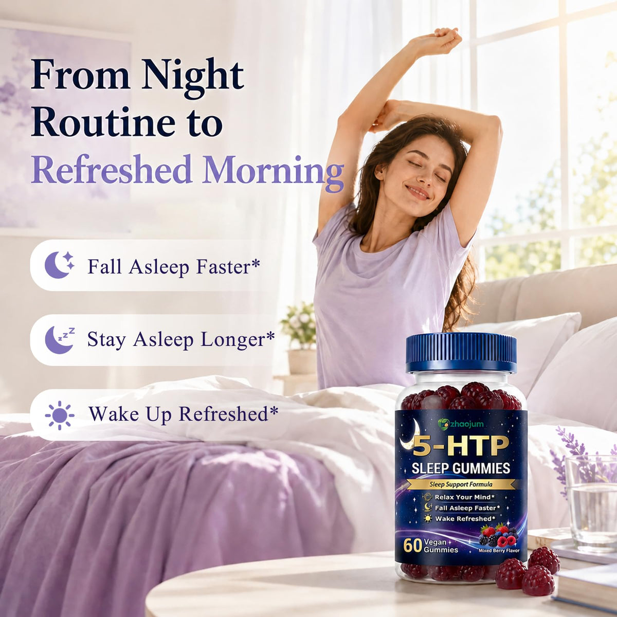 5HTP gummies support mood and sleep