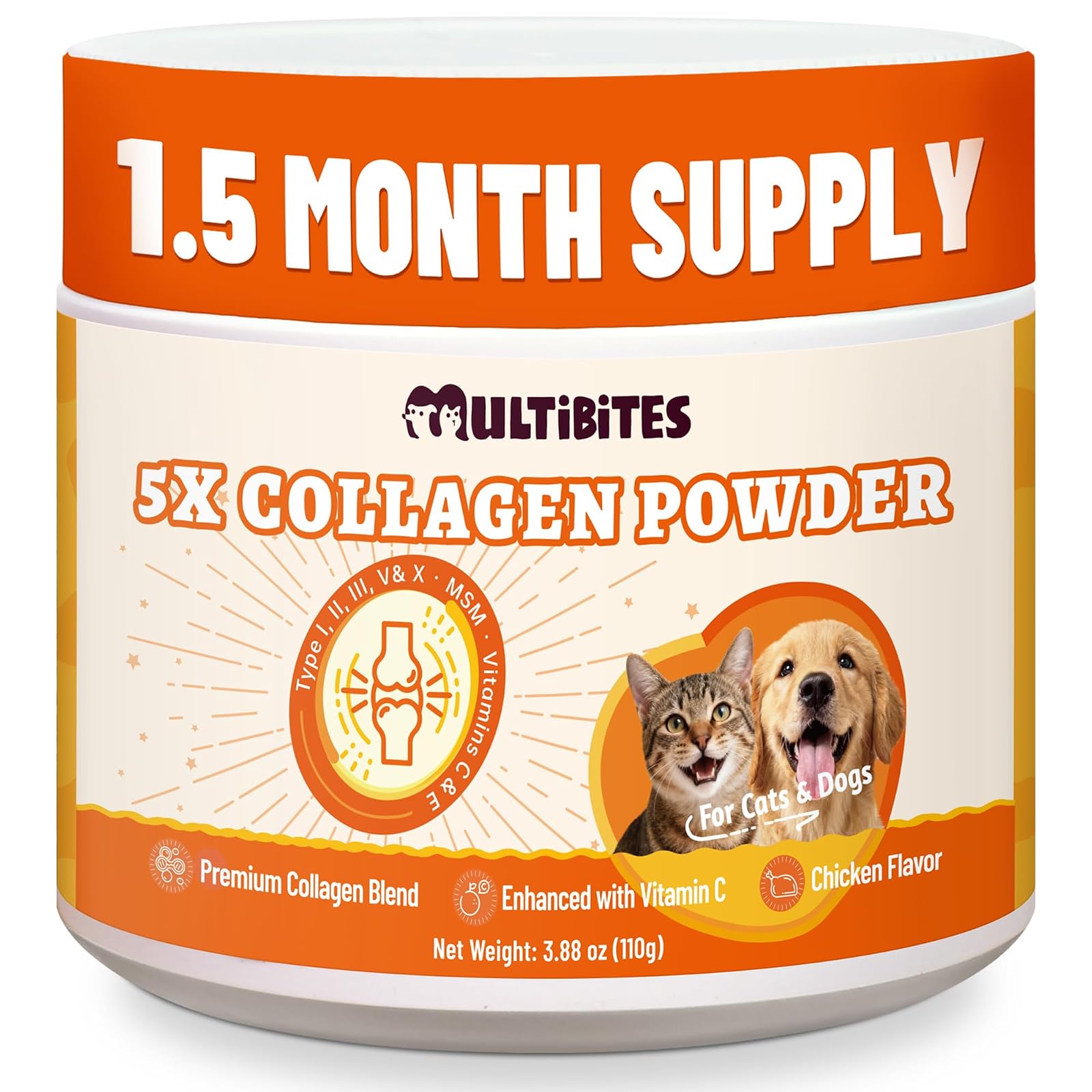 5X collagen powder for pets
