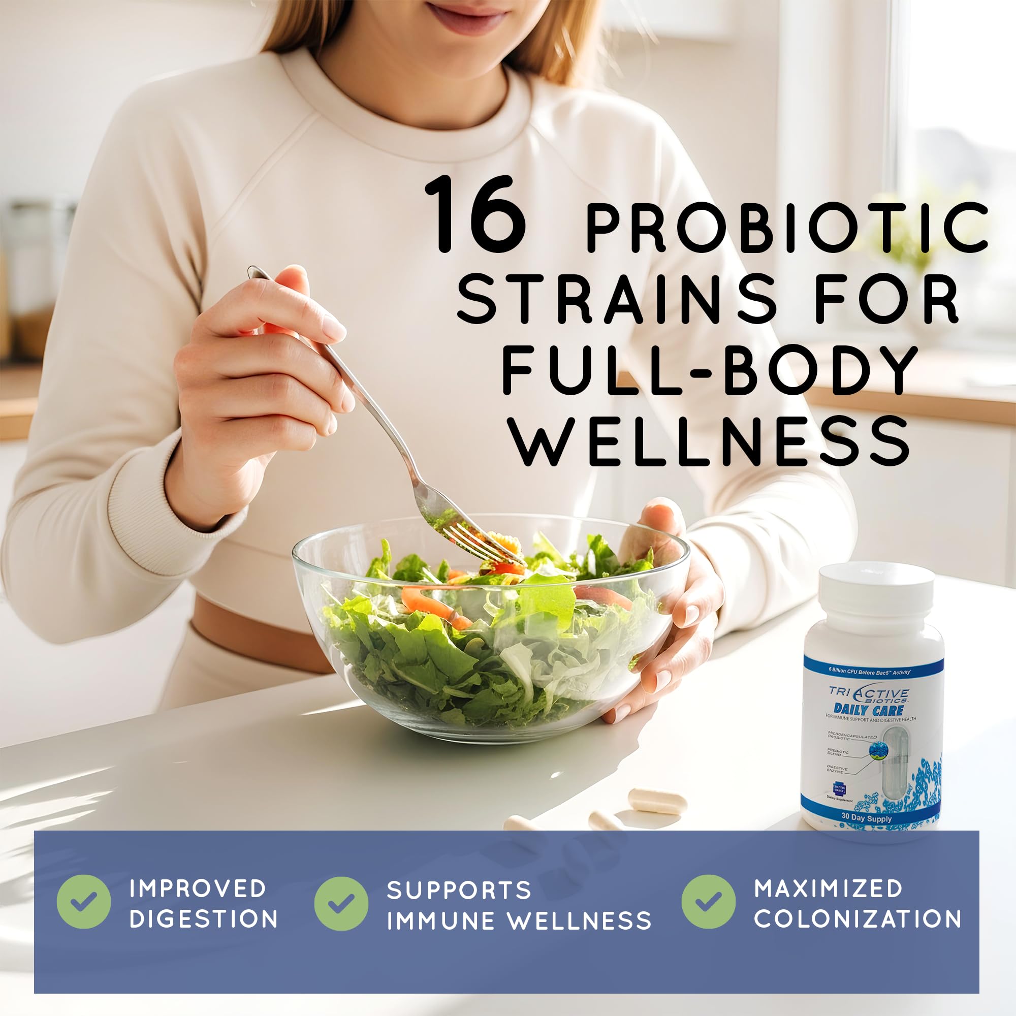 6 billion CFU multi-enzymes support