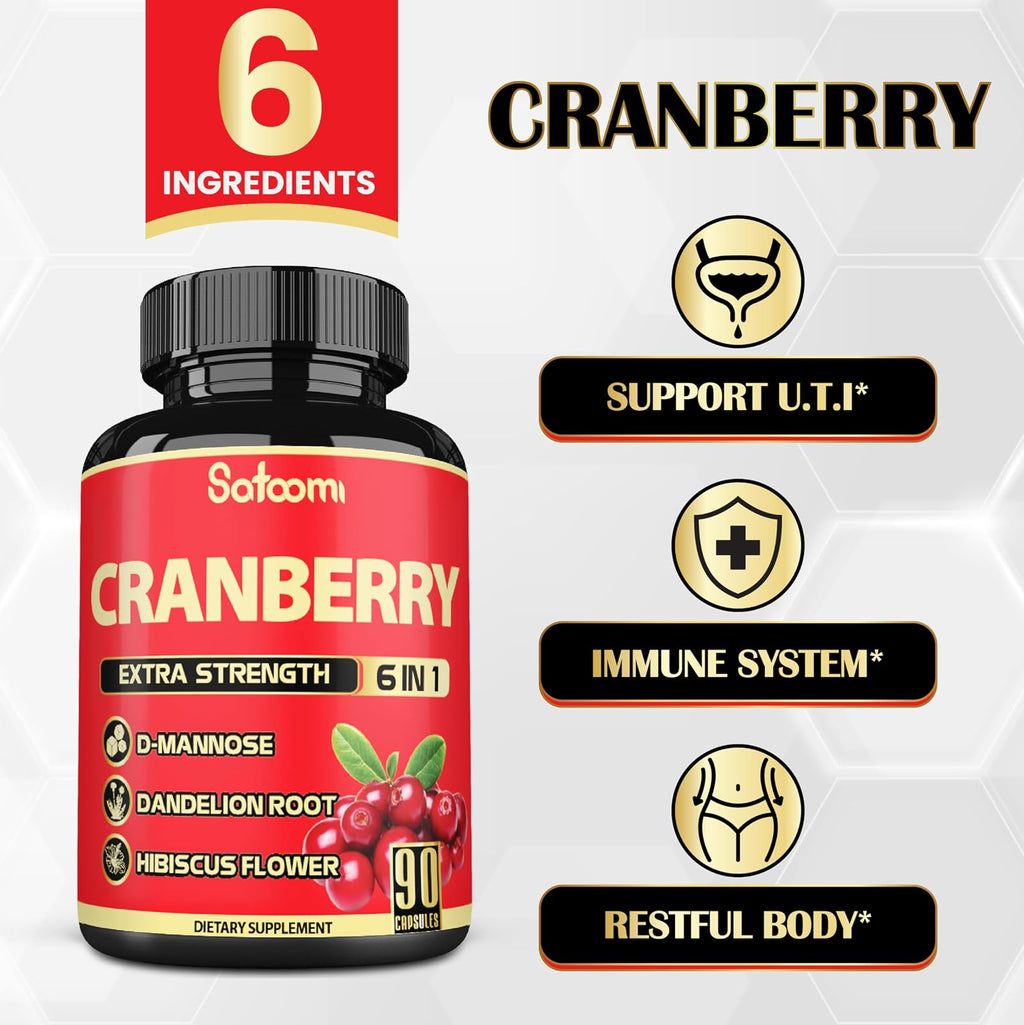 6-in-1 cranberry capsules benefits