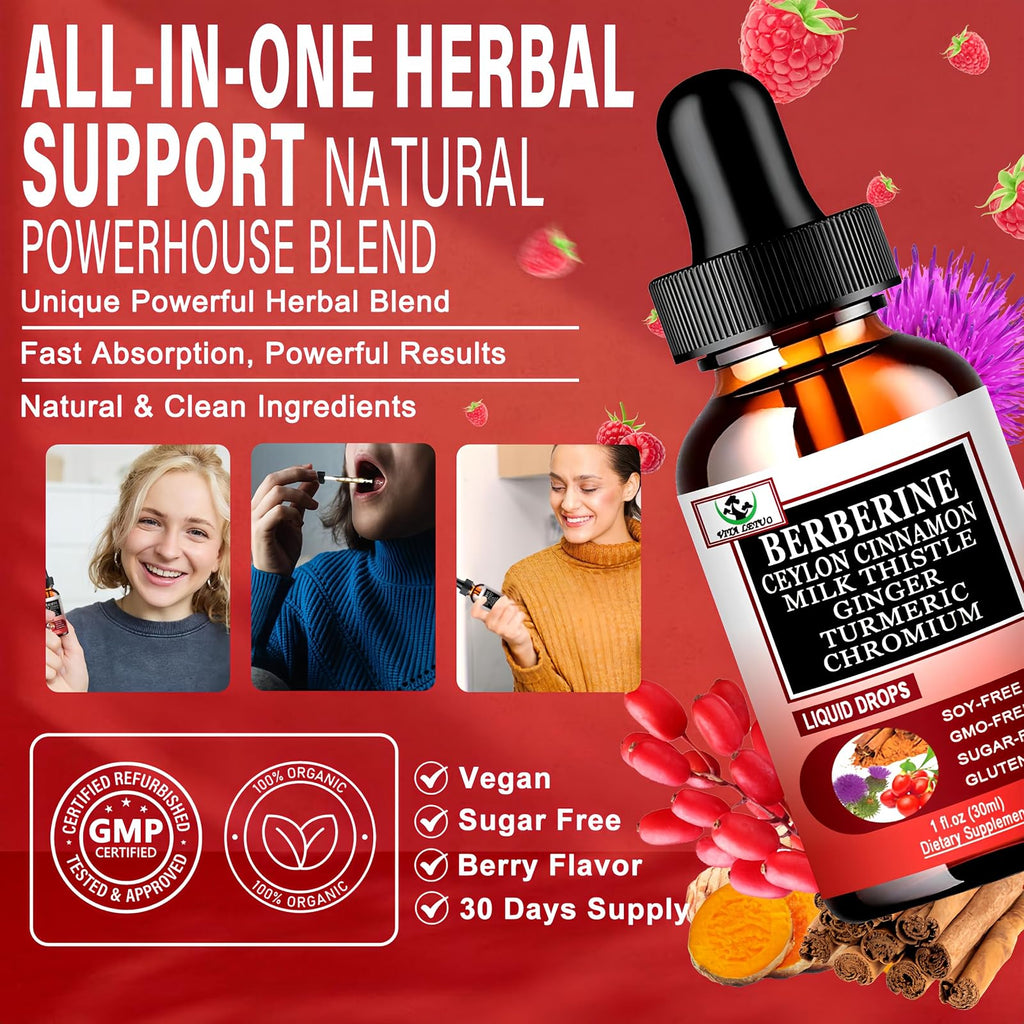 6-in-1 multivitamin liquid supplement