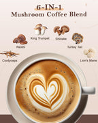 6-in-1 mushroom coffee with cordyceps