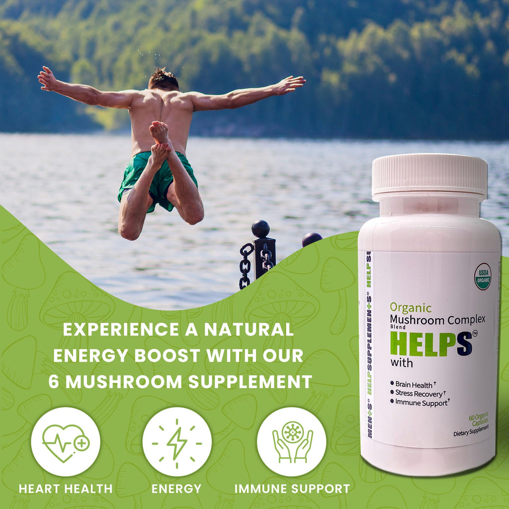 6-in-1 mushroom supplement benefits